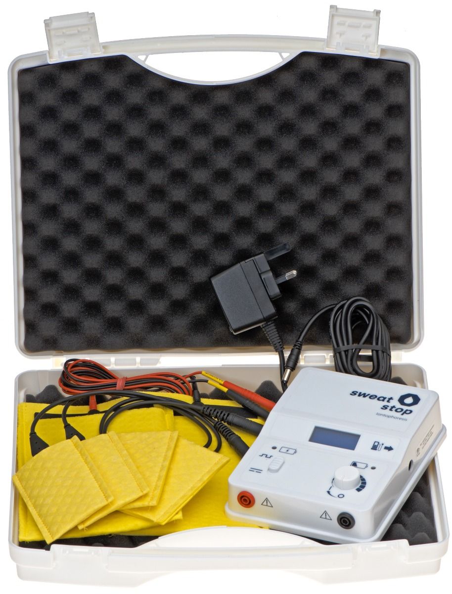 SweatStop® DE20 Iontophoresis Machine for Hands and Feet – Sweathelp